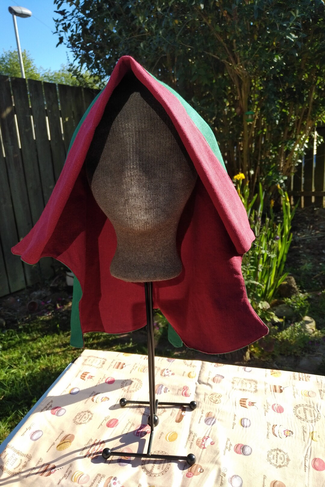 Medieval Open Fronted Hood, 15th Century, Made From Linen. - Etsy