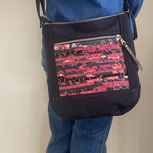 Large Cross-body Bag Fabric Wrapped Rope Bag Purse Shoulder Bag - Etsy