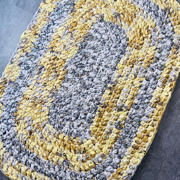 Oval Rag Rug - Etsy