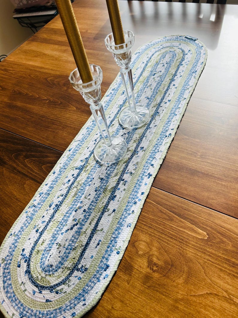 Blueberry Wrapped Rope Table Runner Table Centrepiece - Etsy