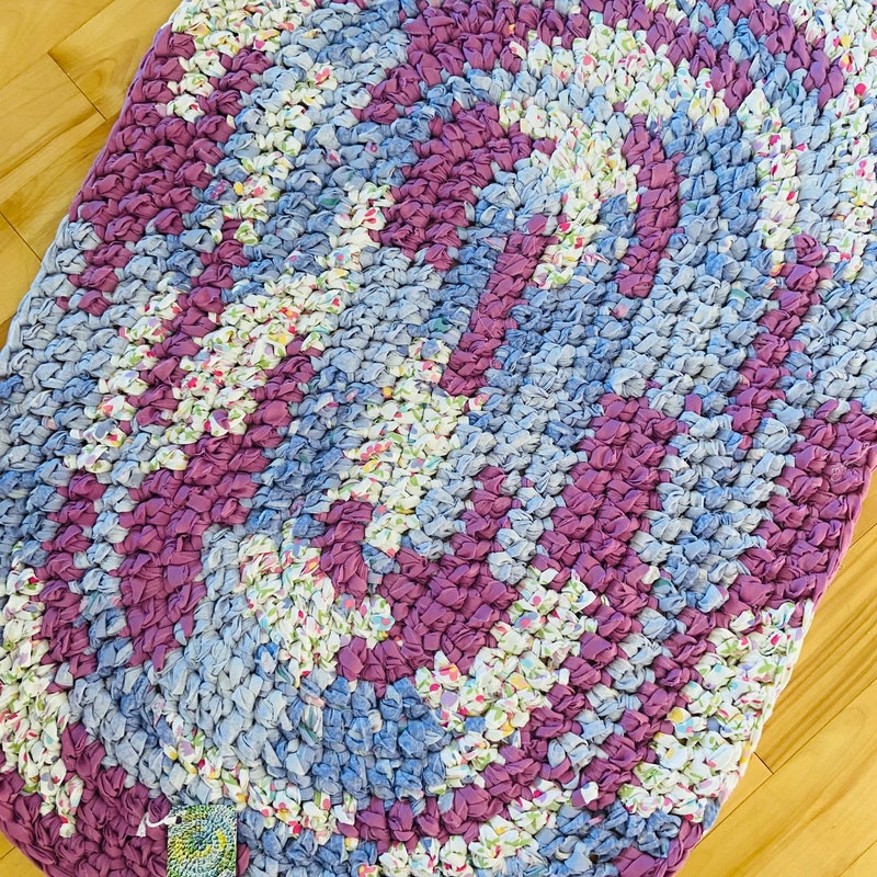 Oval Rag Rug - Etsy