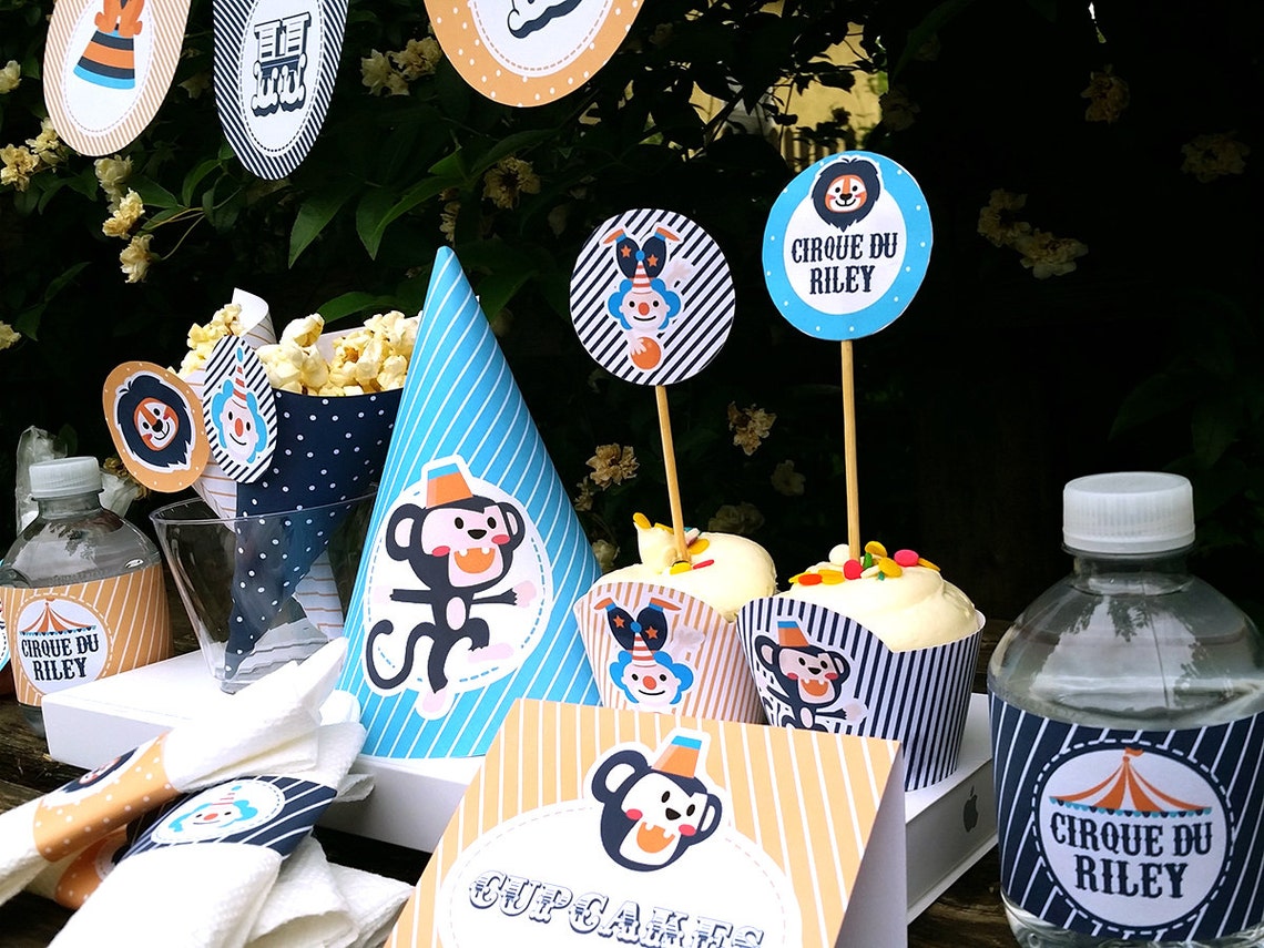 Circus Kit. Circus Party Kit. Circus Birthday. Printable Kit.editable ...