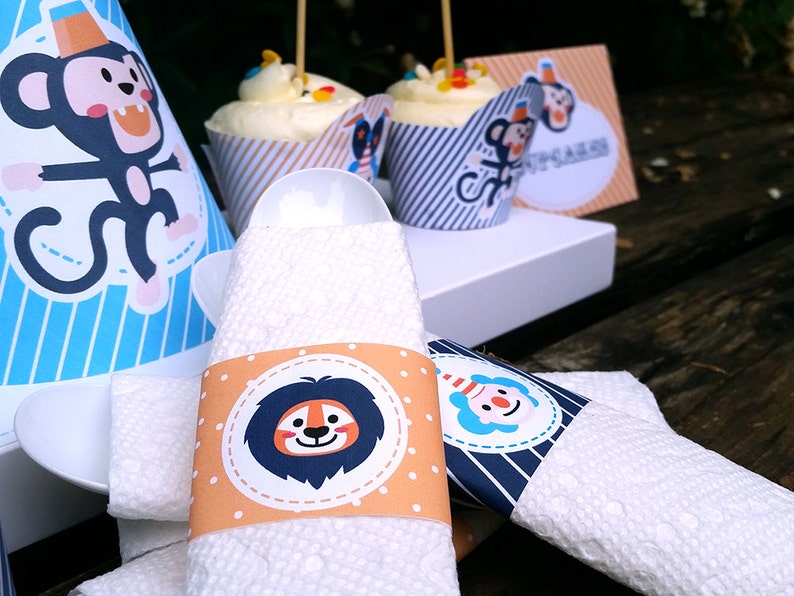 Circus Kit. Circus Party Kit. Circus Birthday. Printable Kit.editable ...