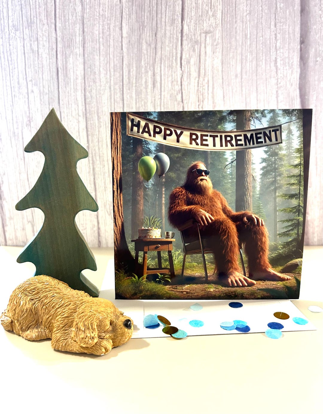 Funny Bigfoot Retirement Card: Humorous Non-traditional Gift - Etsy
