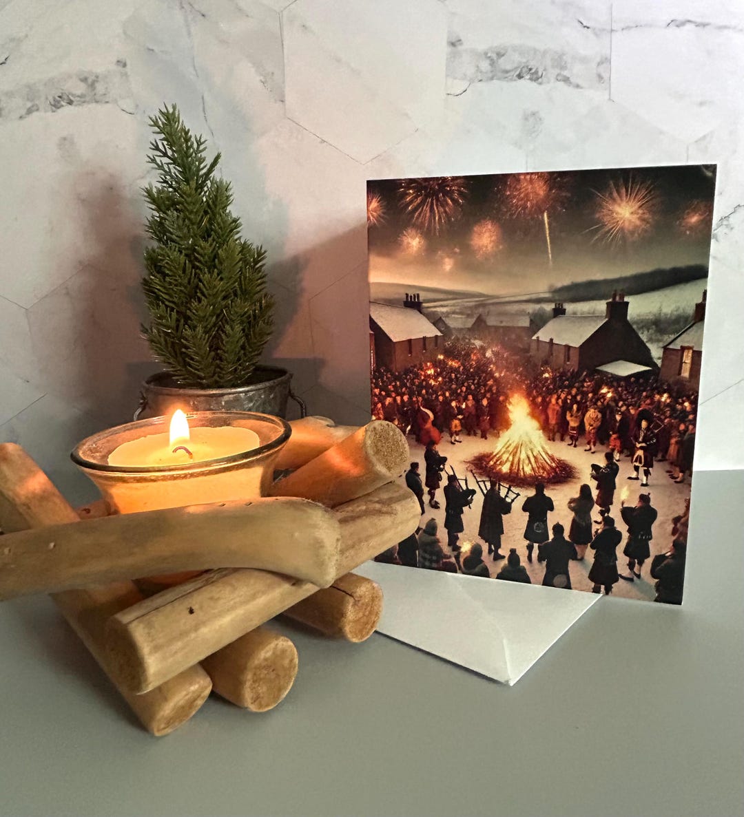 Hogmanay Cheers, Hogmanay Card, Scottish New Year Card, Scottish ...