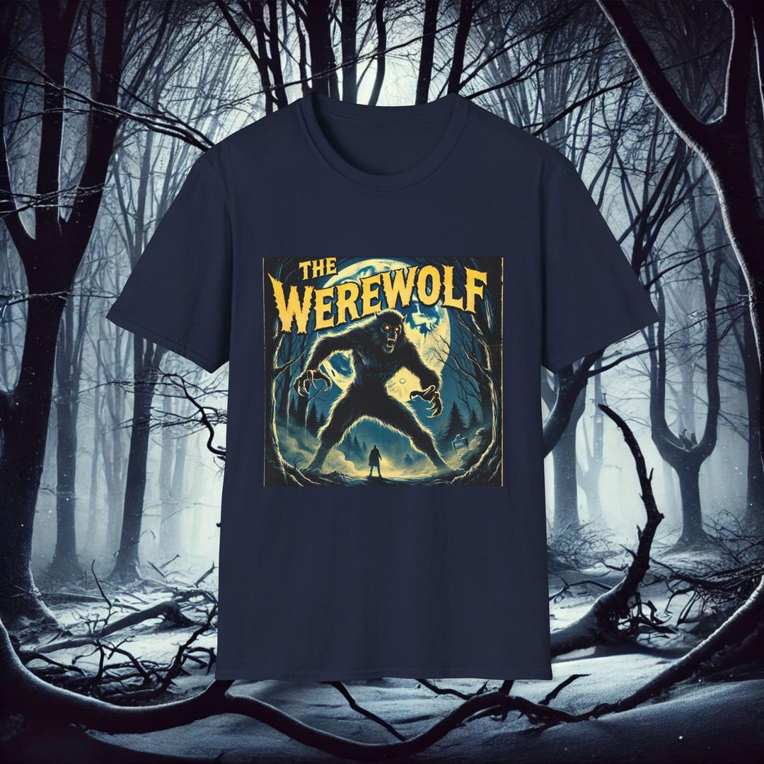 Classic Werewolf Movie T-shirt Vintage Horror Design, Werewolf T-shirt,werewolf Apparel ...