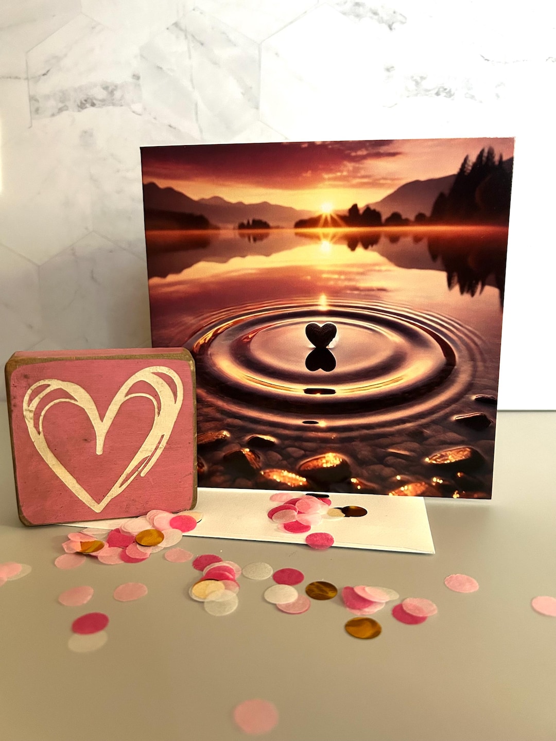 Sunrise Lake Nature Valentine, Nature Valentine, Romantic Nature ...