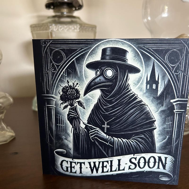 Gothic Get Well Soon - Etsy
