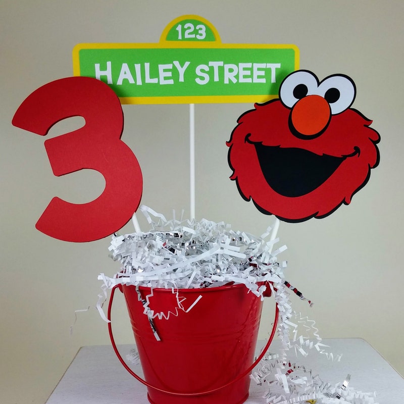Elmo Centerpiece - Etsy
