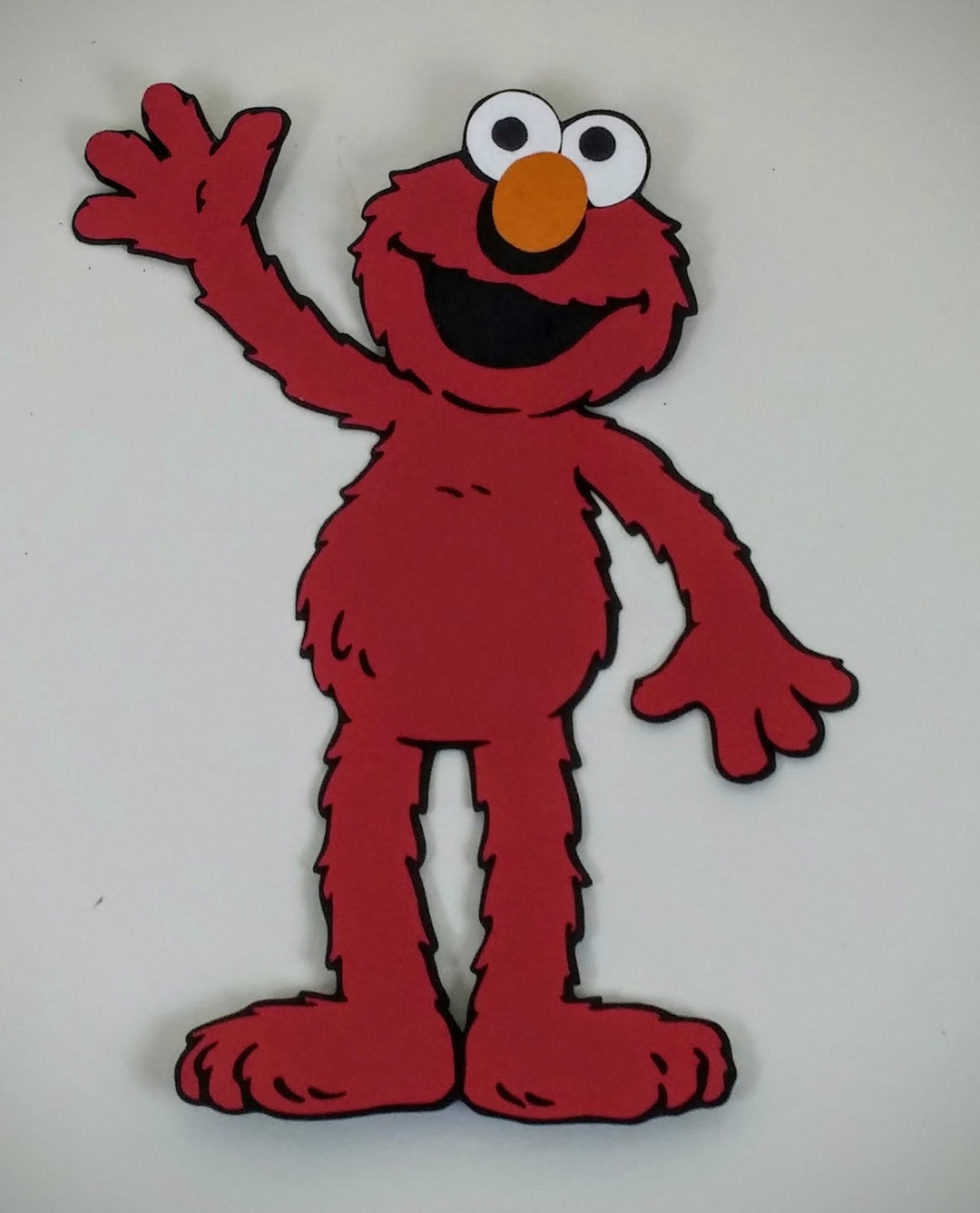 Sesame Street Elmo Die Cut - Etsy
