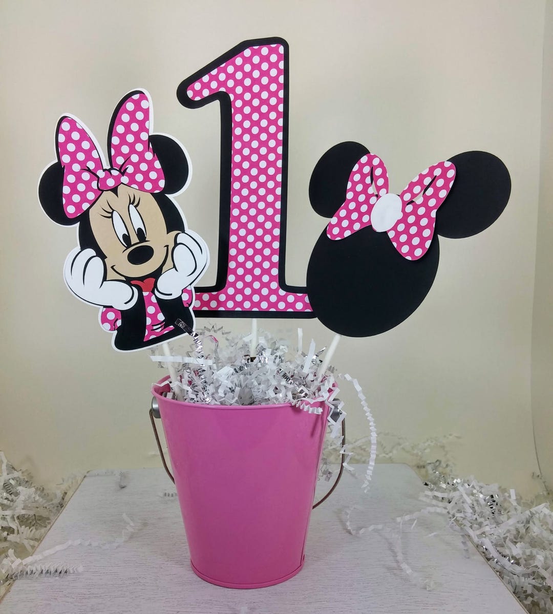Minnie Mouse Centerpiece, Minnie Mouse, Minnie Mouse Party, Minnie ...