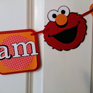 Elmo Banner, Elmo High Chair Banner, I Am 1, Sesame Street, Elmo ...