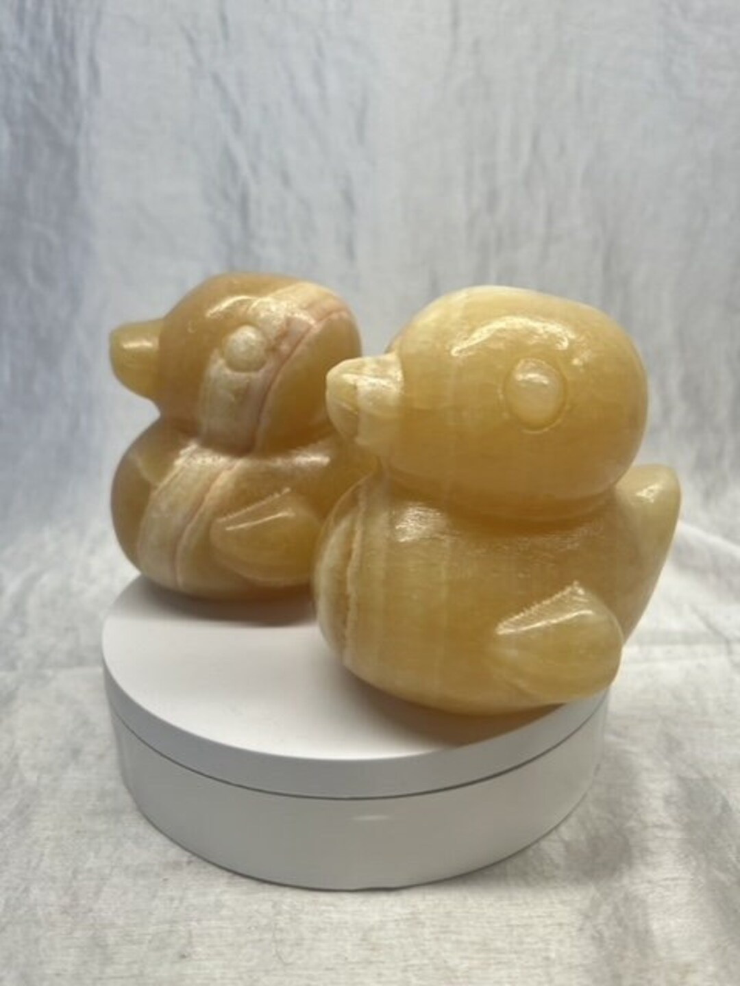 Big Orange Calcite Duck Crystal Carving - Etsy