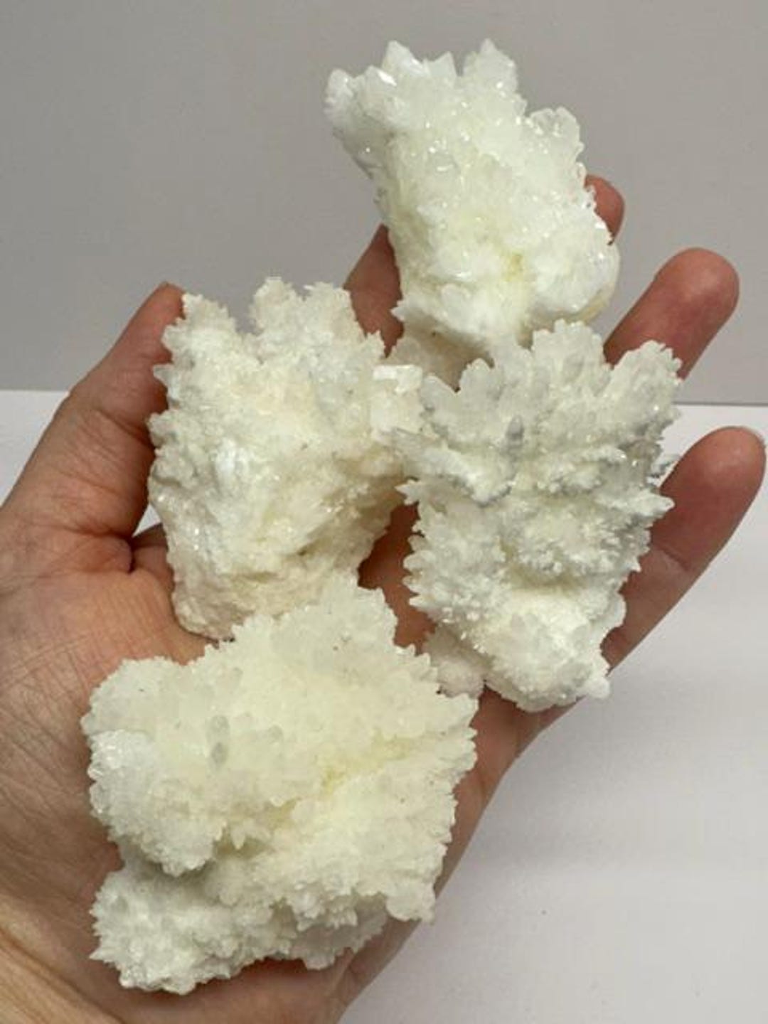 White Aragonite Cluster - Etsy