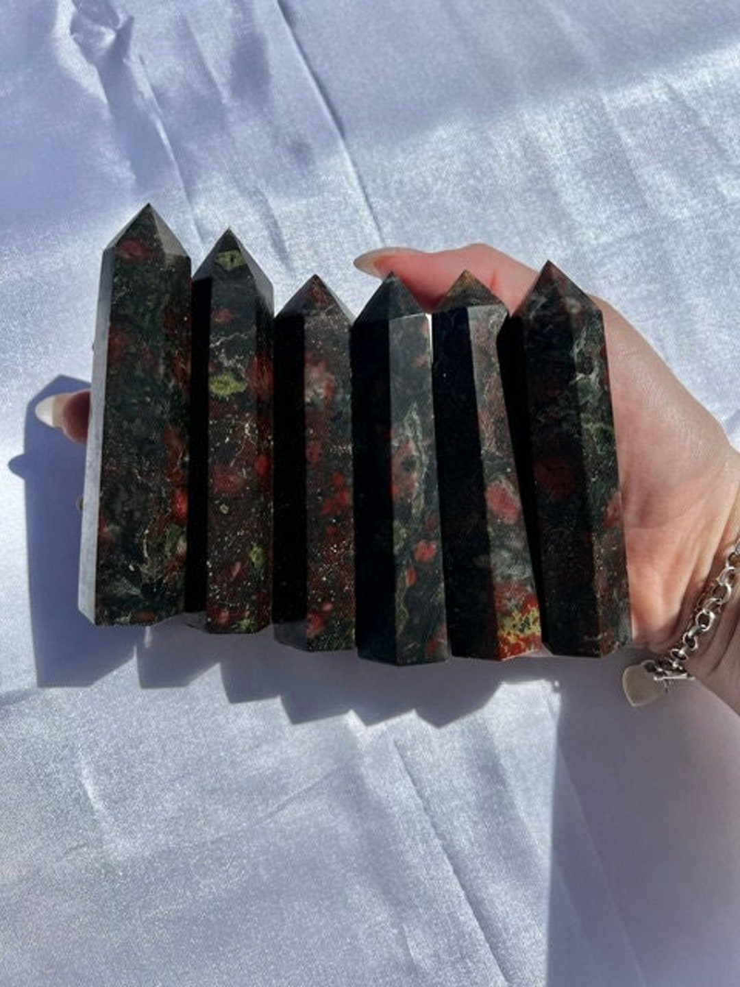 Rose Jasper Point - Etsy