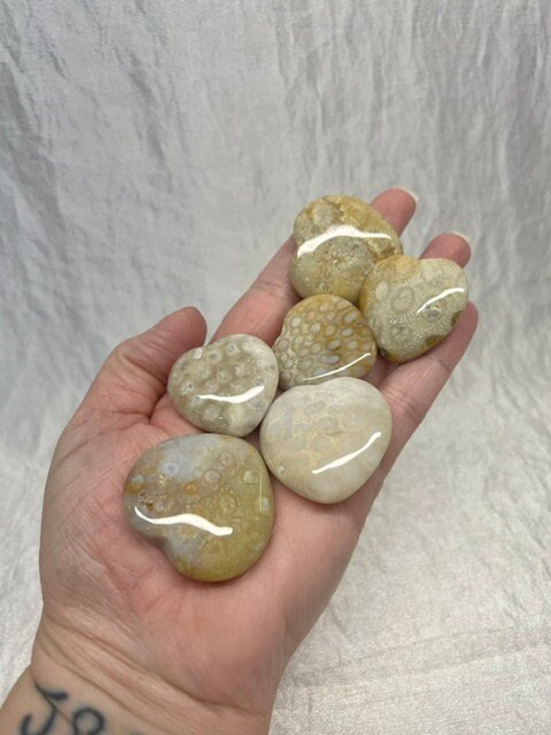 Coral Jasper Heart - Etsy