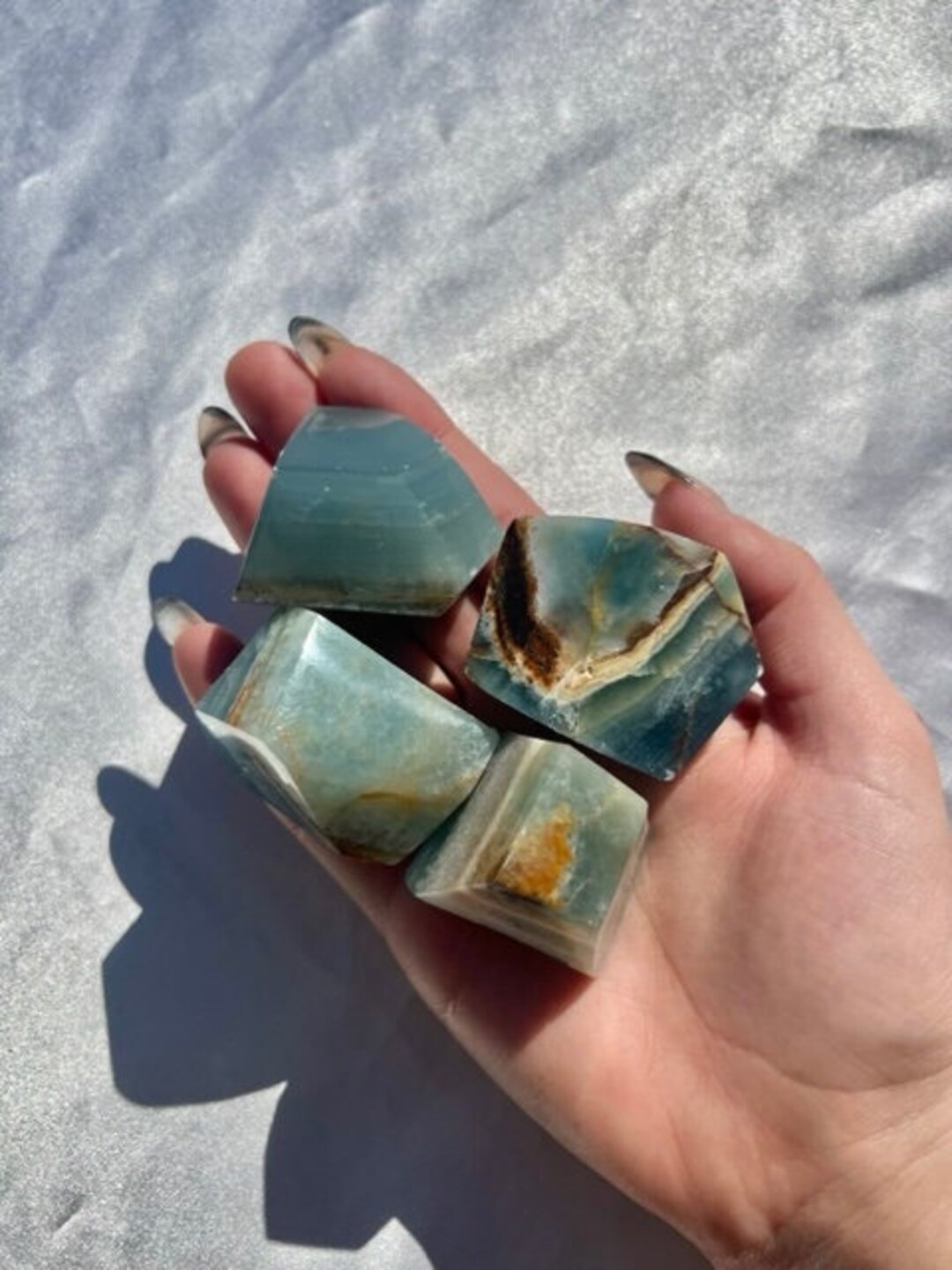 Blue Onyx Freeform - Etsy