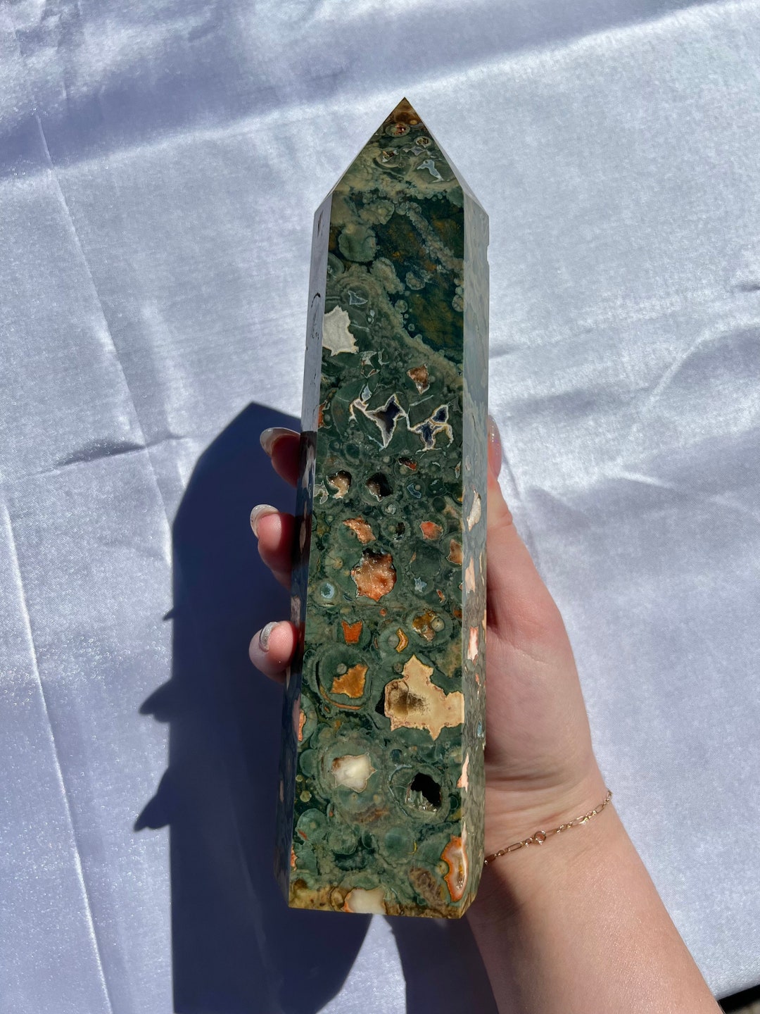 Rainforest Jasper Tower - Etsy