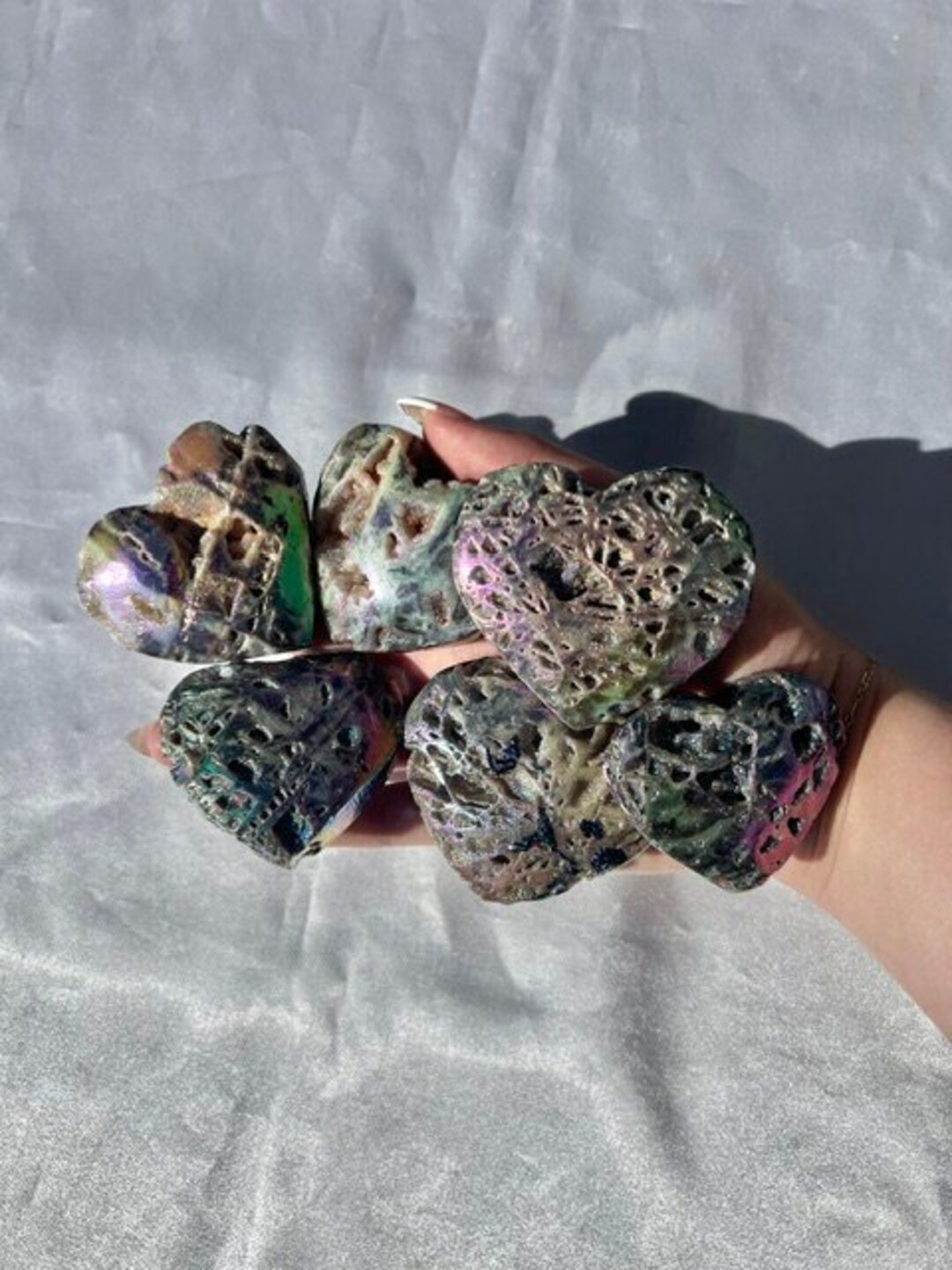 Aura Sphalerite Heart - Etsy