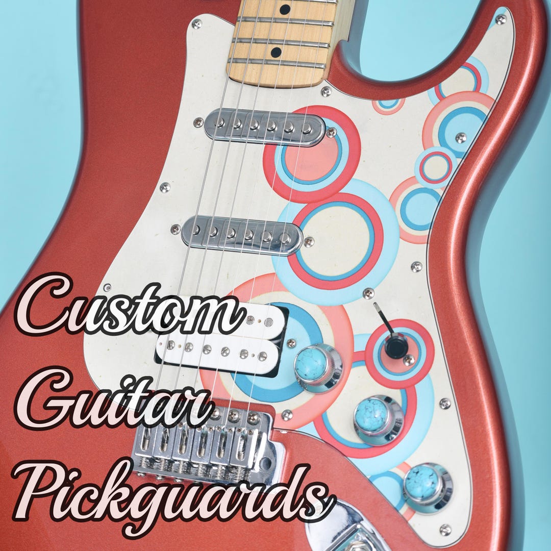 Custom Fender Style Pickguards - Gift for Musicians - Strat and Tele ...