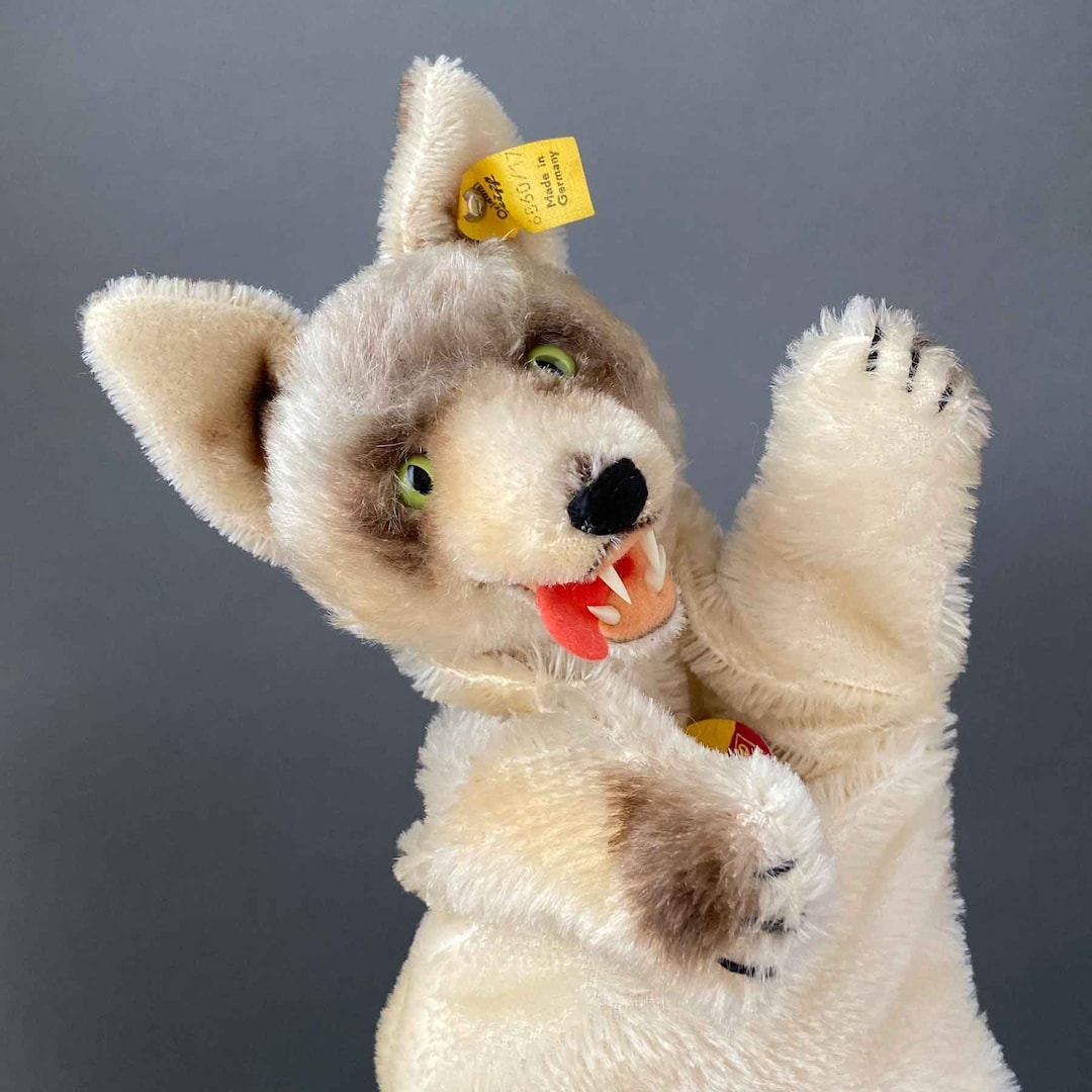 STEIFF Loopy Bad Wolf Hand Puppet ALL Ids 1968-78 Rare - Etsy