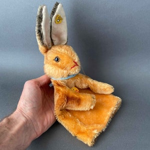 STEIFF Rabbit Hand Puppet ALL Ids 1968-78 - Etsy