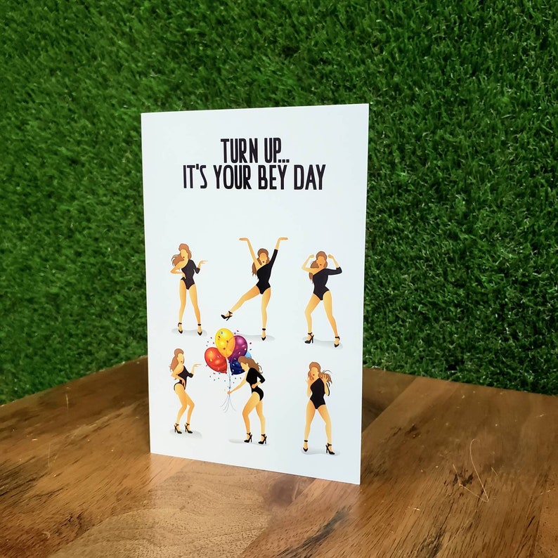 Bey Day Birthday Card pop Culture Card - Etsy