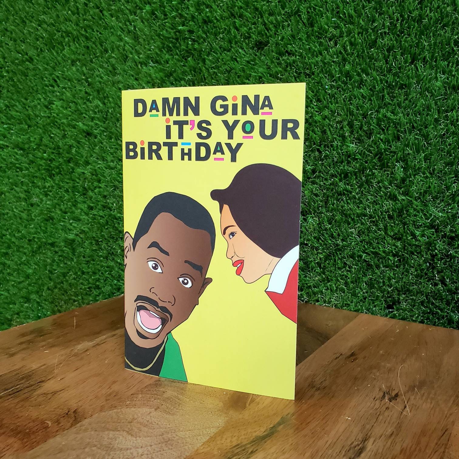 Black Tv Show Card Funny 90's Sitcom Greeting Card - Etsy