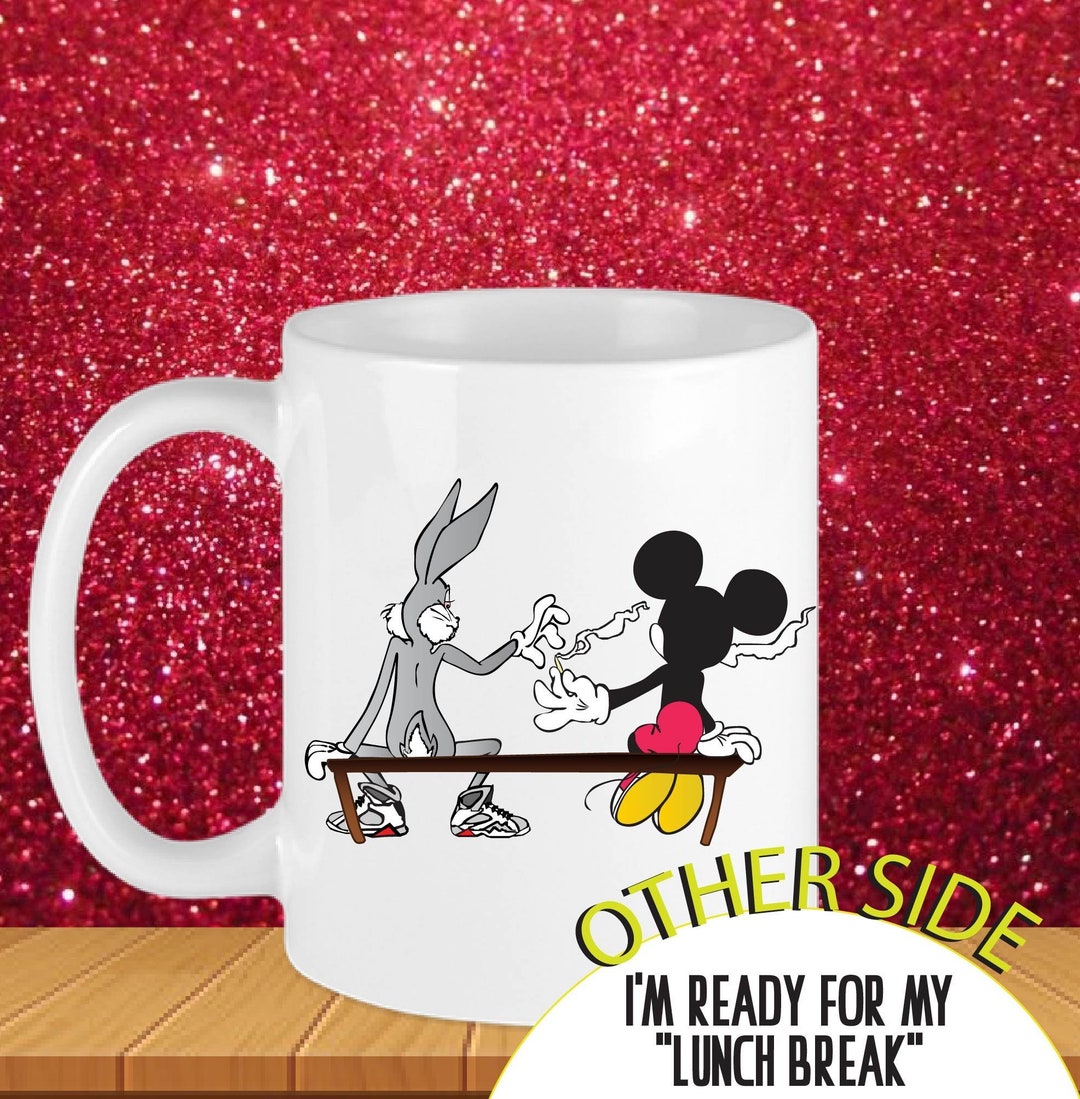 Stoner Marijuana Coffee Mug cartoon, Funny Coffee Mug - Etsy