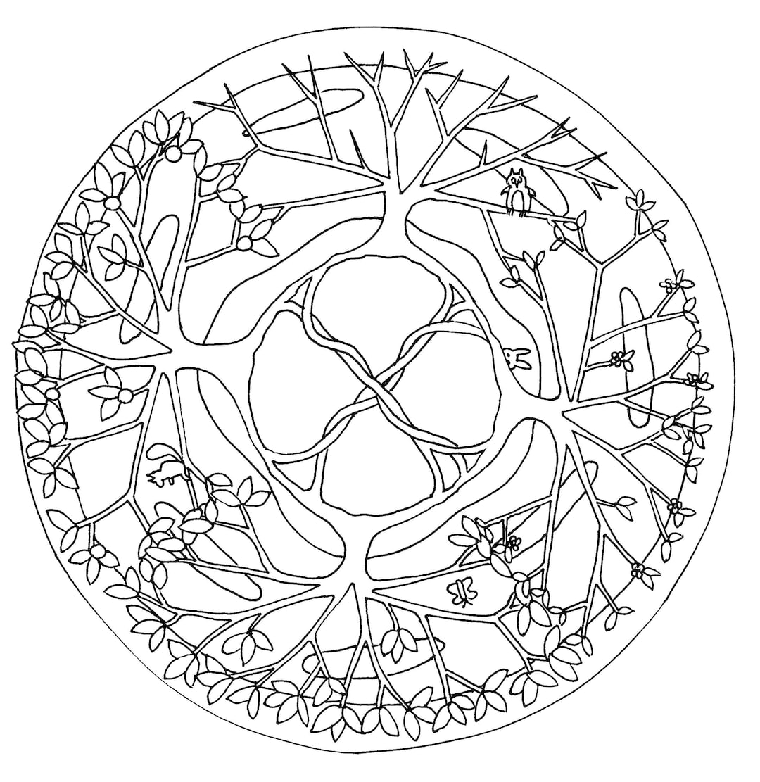Cycle - Inner Seasons of Your Menstrual Cycle Mandala Downloadable - Etsy