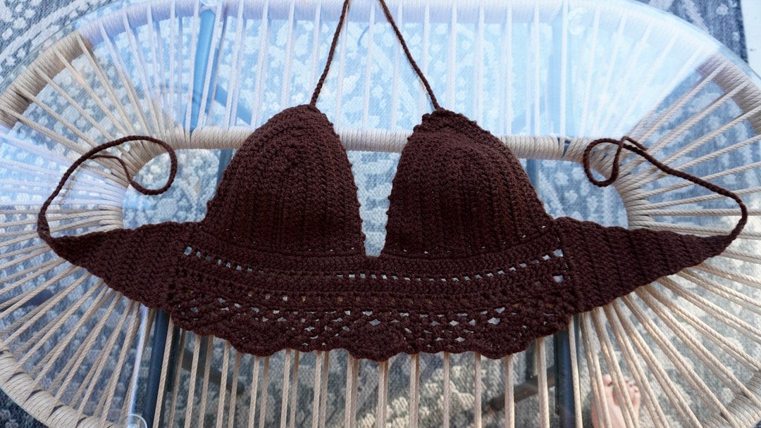 Boho Crochet Halter Top Warm Weather Must Have Etsy