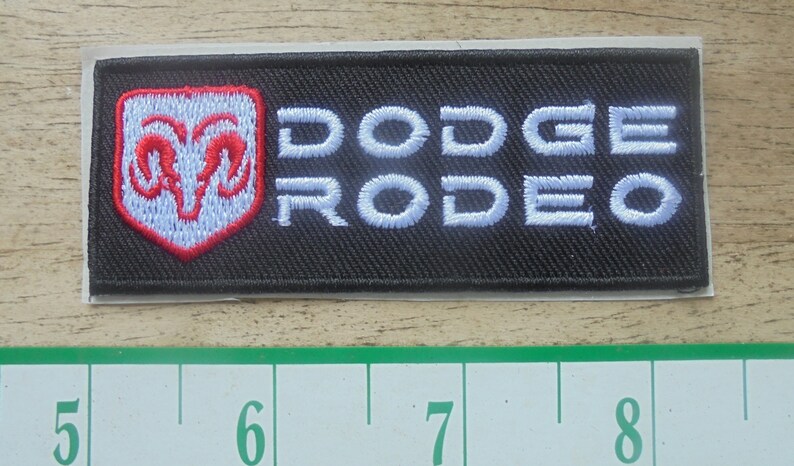 Dodge Ram Rodeo Adhesive Back Cloth Hat Patch | Etsy