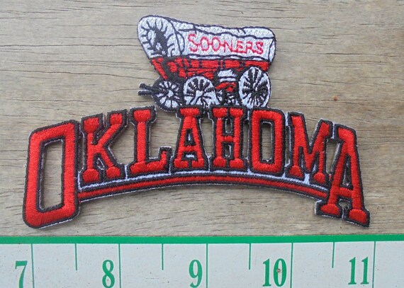 Sewing & Needlecraft Appliques & Patches Oklahoma Sooner Embroidered ...