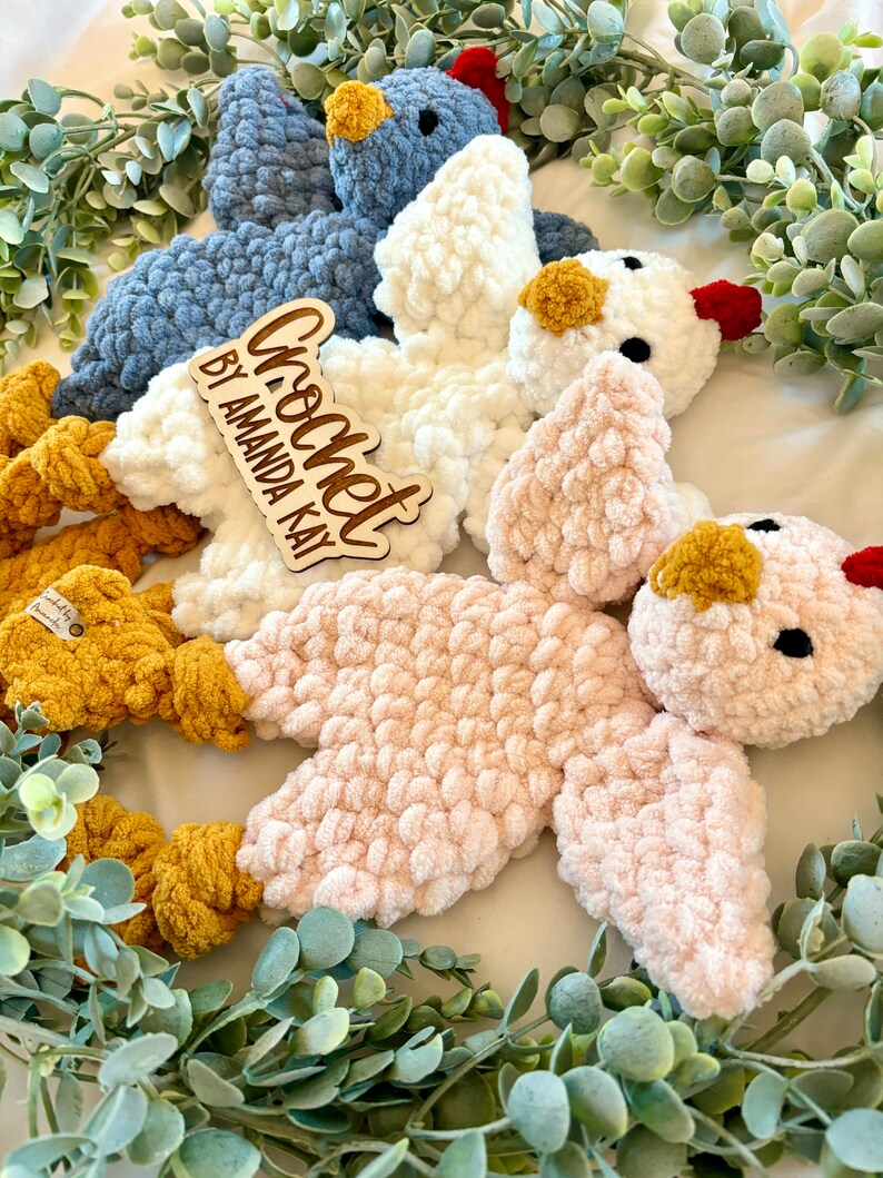 Chicken Snuggler | Crochet Chicken | Crochet Snuggler | Custom Chicken ...