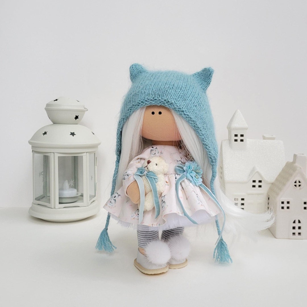 Tilda DOLL Doll Handmade Interior Doll in Dress Heirloom Doll Fabric ...