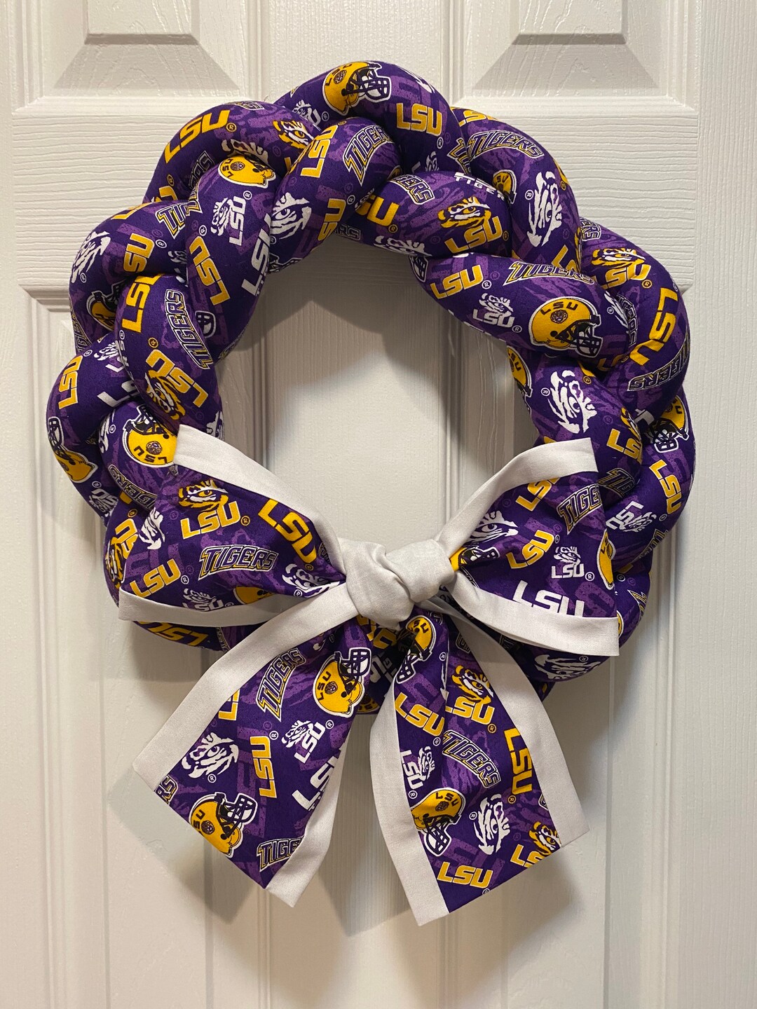 LSU Tigers Wreath- Louisiana State University - LSU Decor - Etsy