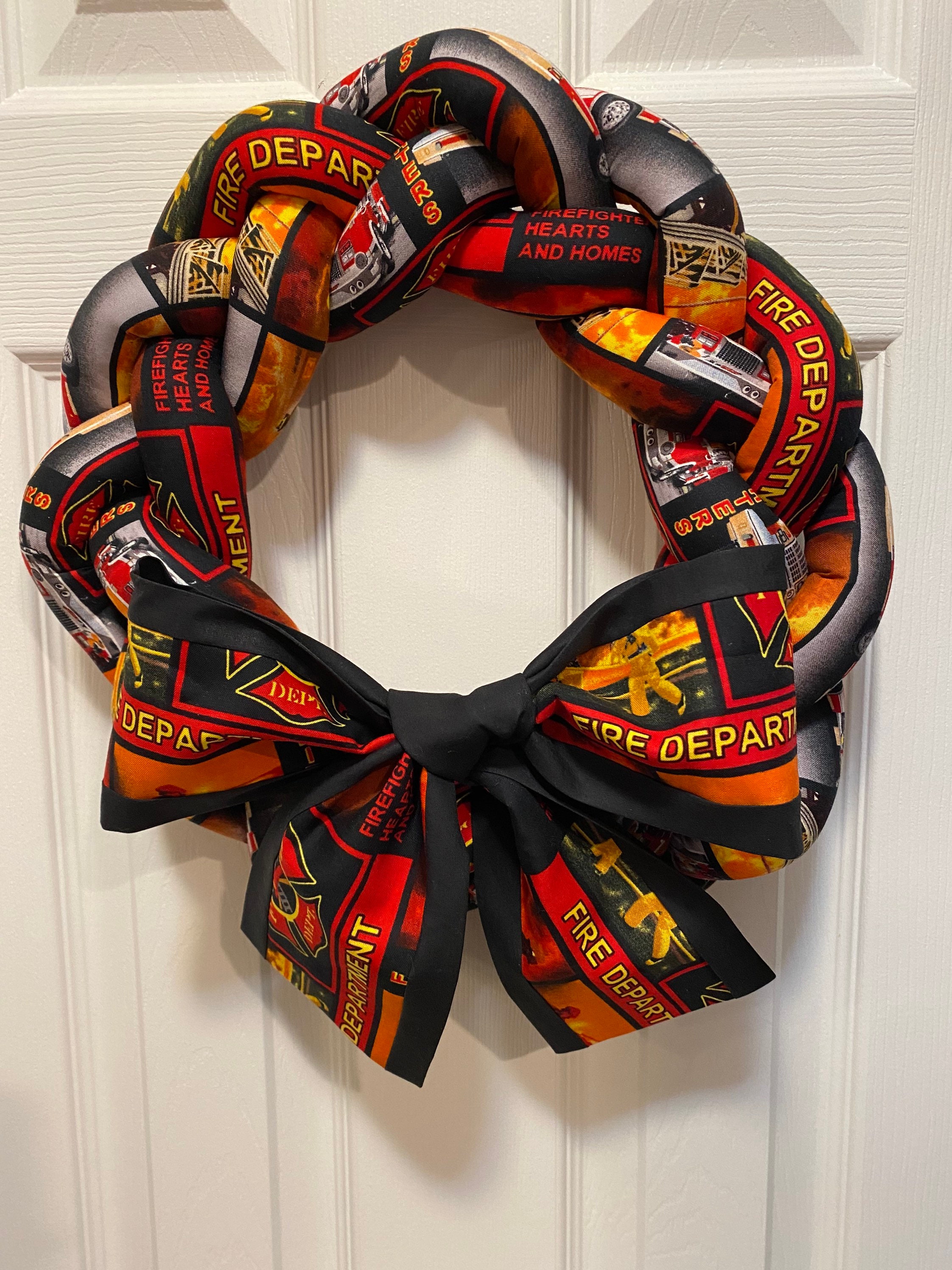 Fire Department Wreath Firefighter Wreath Fireman - Etsy