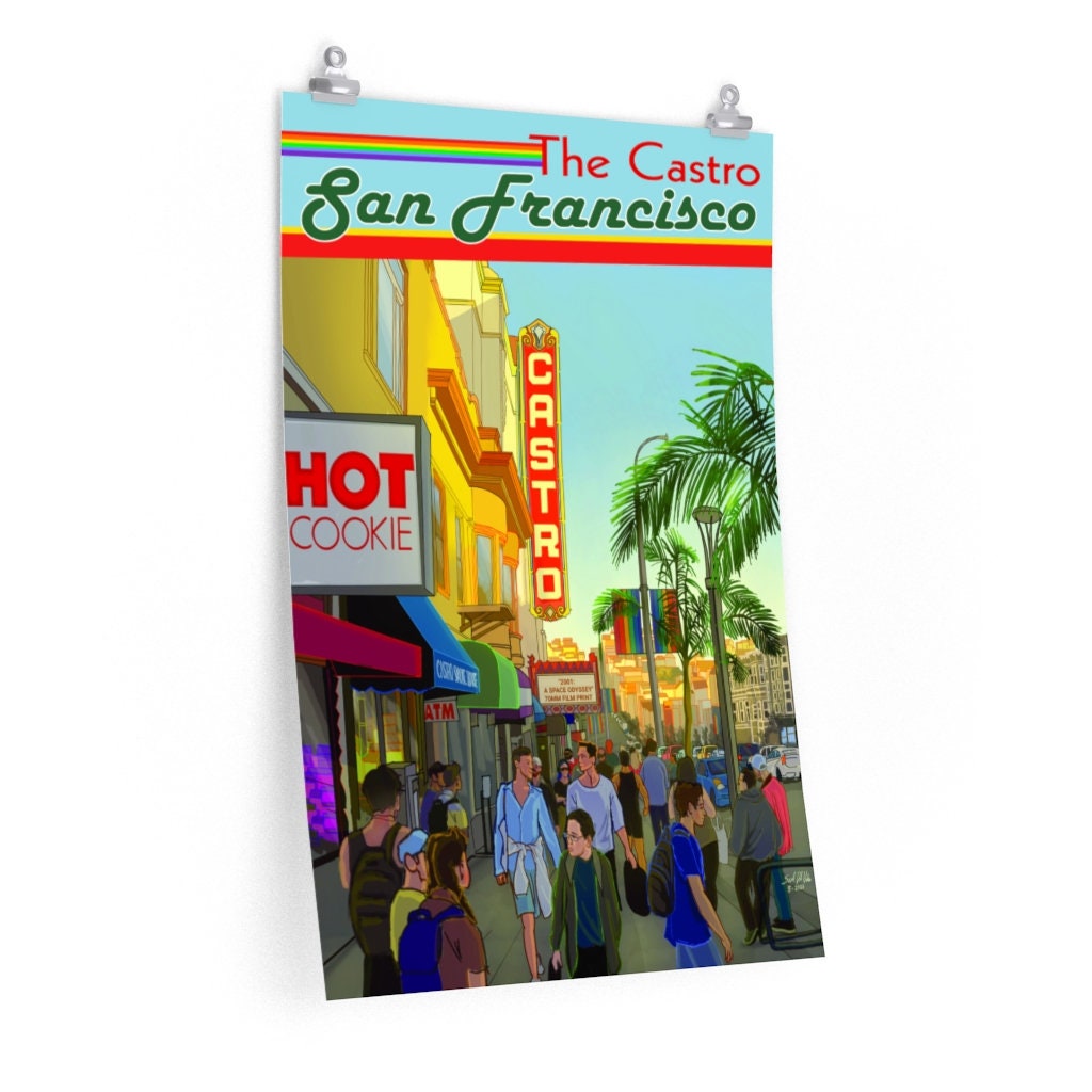 The Castro San Francisco Poster, Premium Matte Vertical Posters, Travel ...