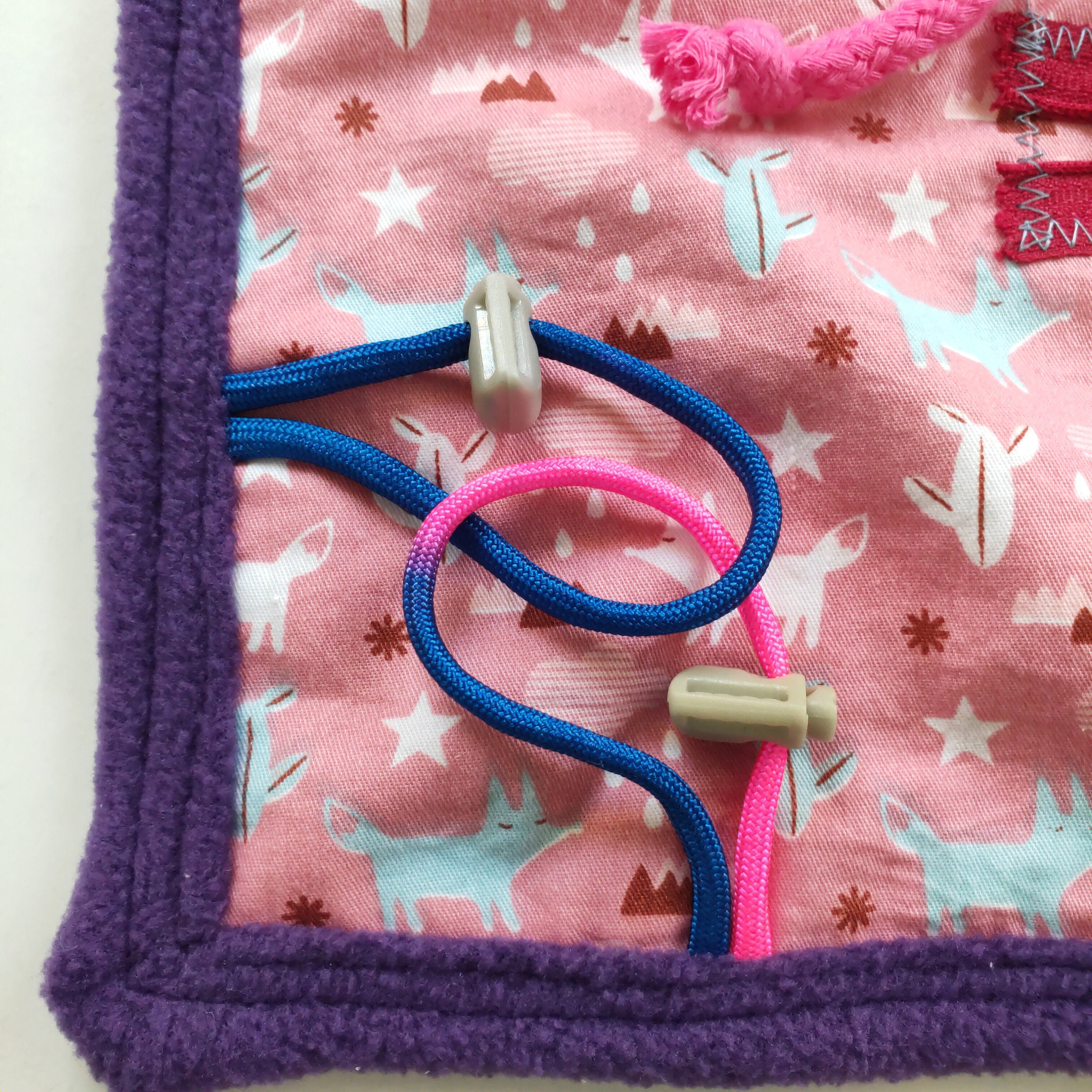 Fidget Activity Quilt - Sensory Visual Tactile Mat - Stroke Therapy ...