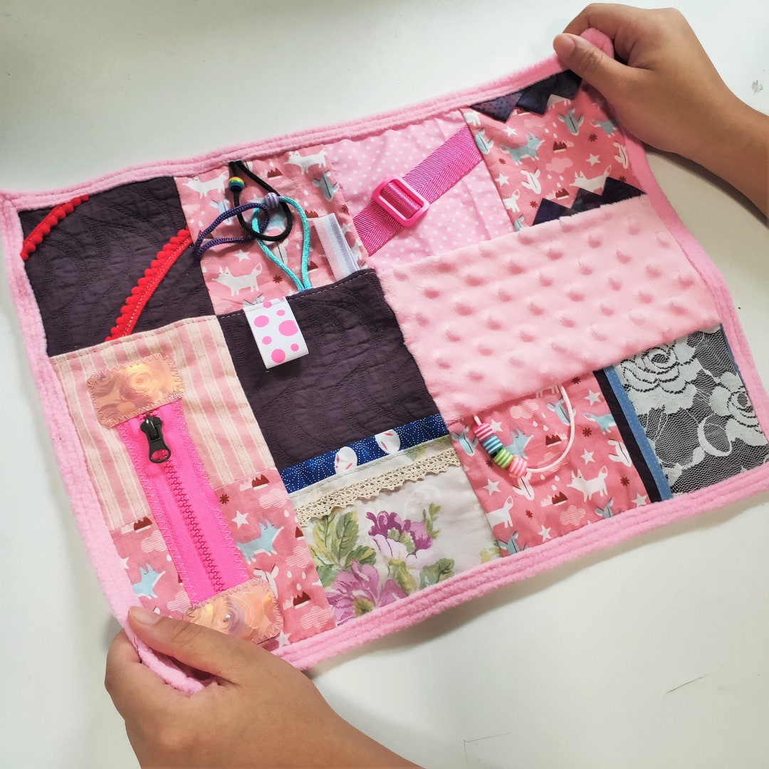 Sensory Activity Quilt - Christmas Gift - Fidget Blanket - Dementia ...