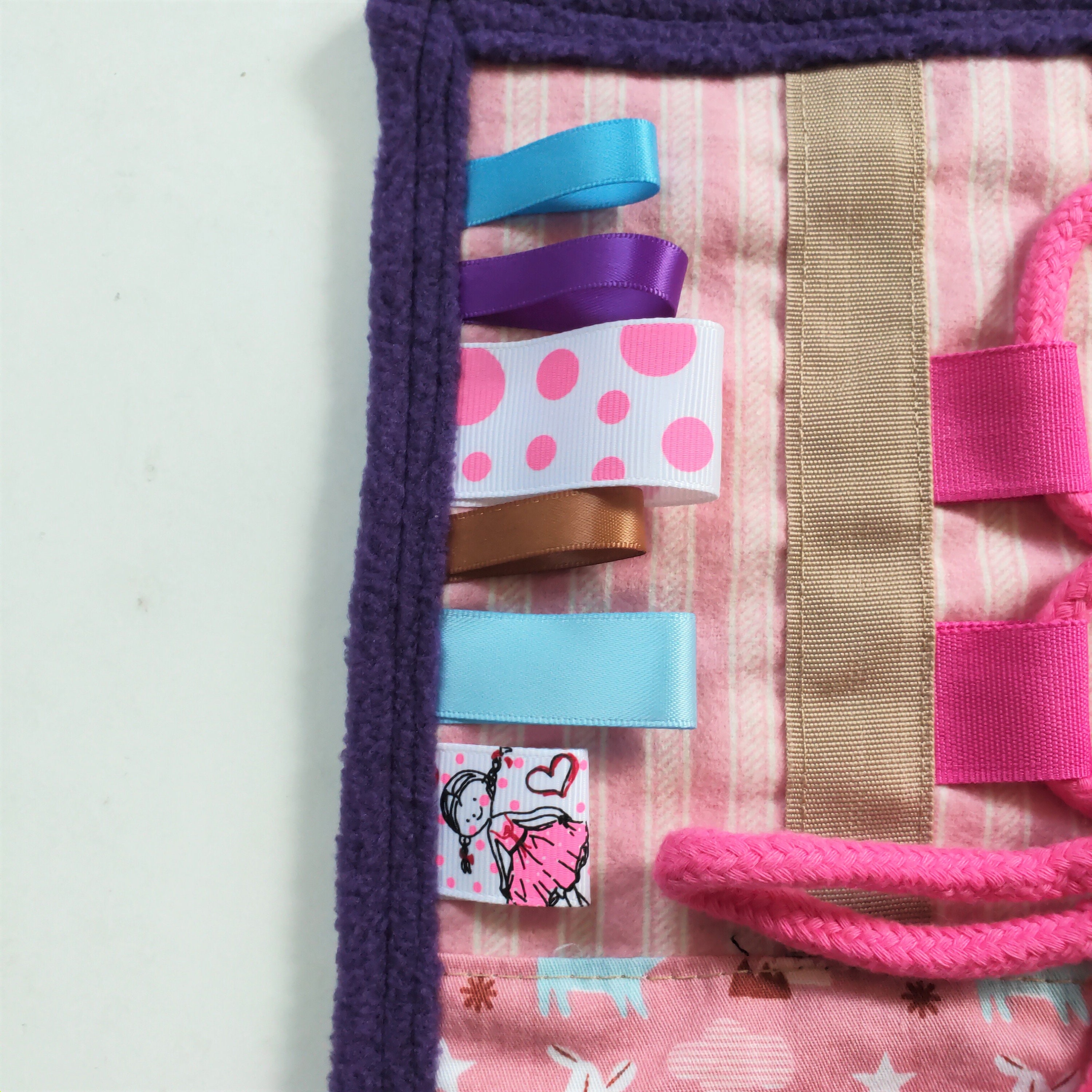 Fidget Activity Quilt - Sensory Visual Tactile Mat - Stroke Therapy ...