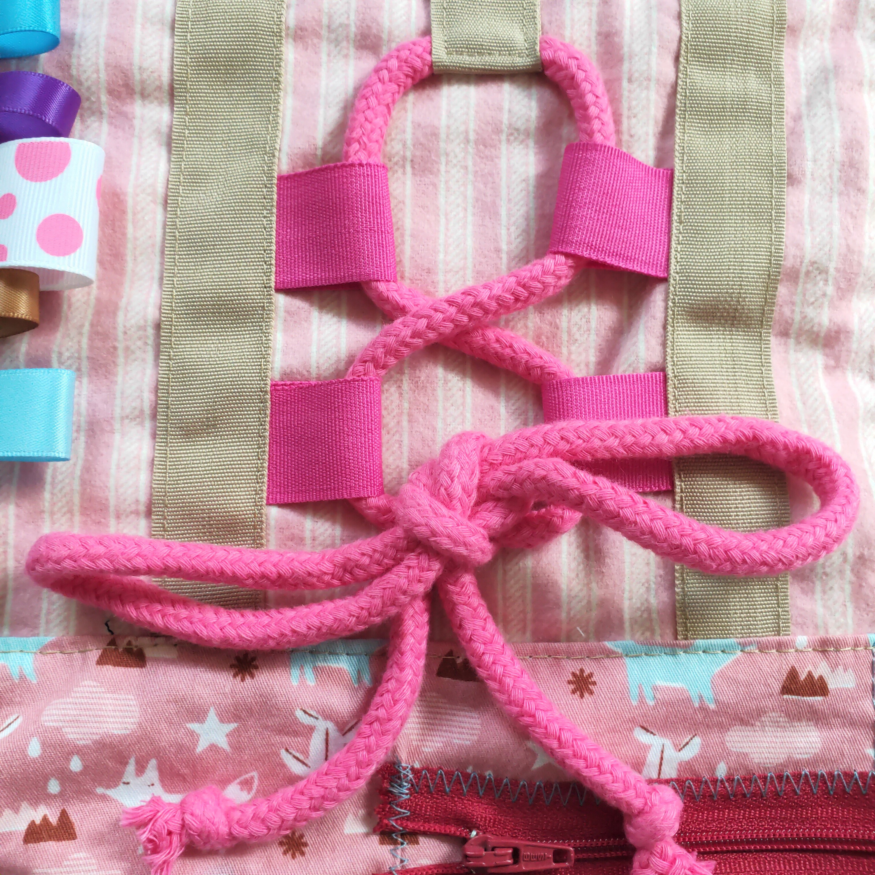 Fidget Activity Quilt - Sensory Visual Tactile Mat - Stroke Therapy ...