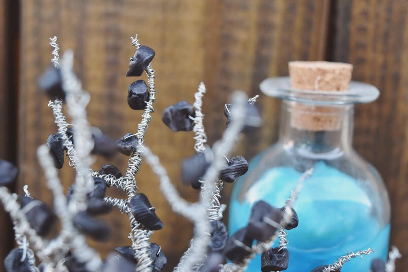Wire Tree Sculpture Skulls Halloween Home Decor - Etsy