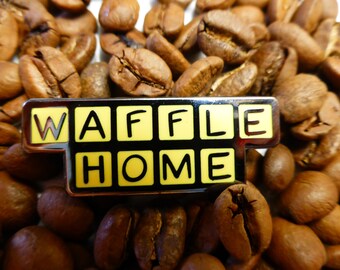 Waffle Enamel Pin - Etsy
