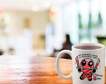 Deadpool coffee mug | Etsy