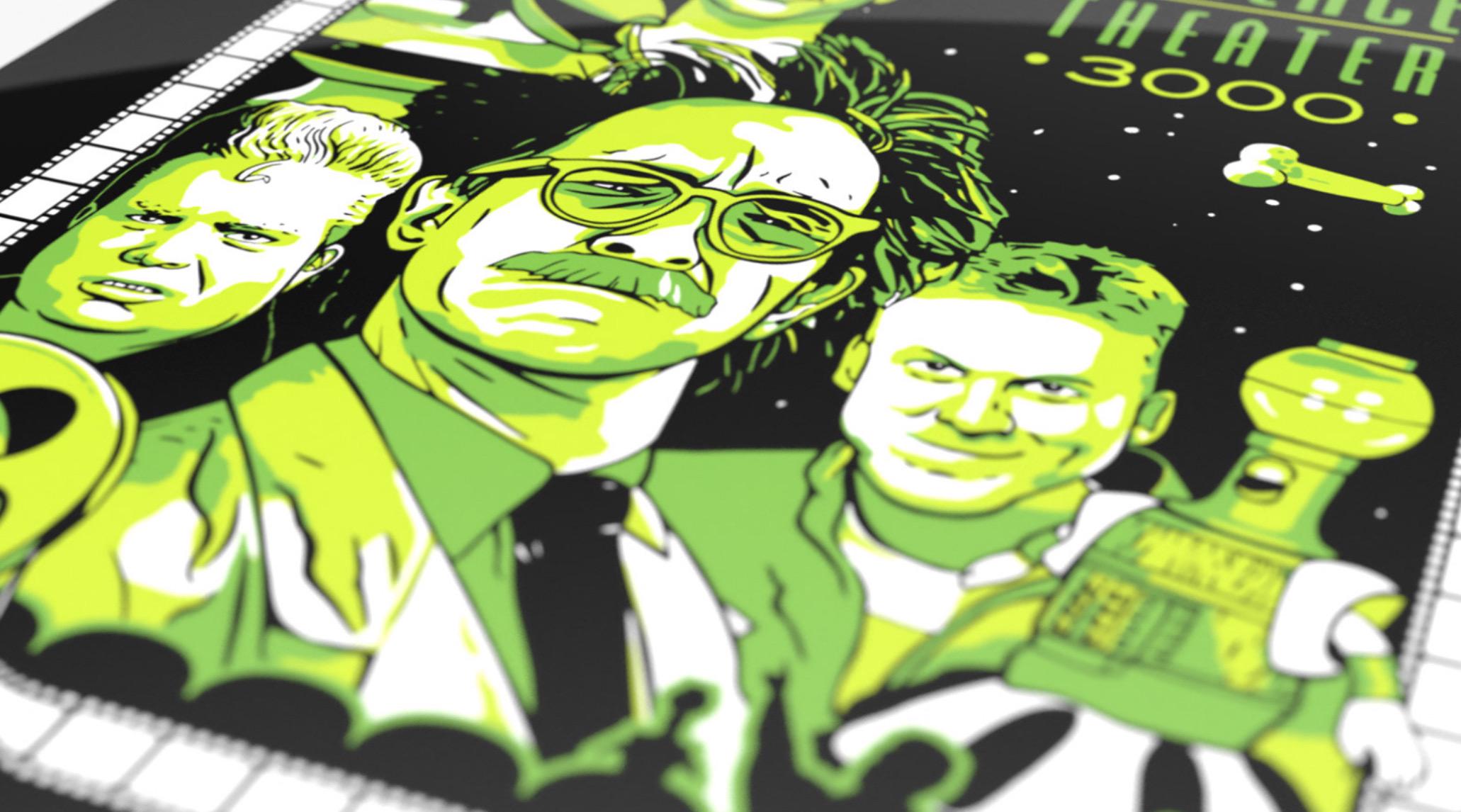 Mst3k Art Print Poster - Mystery Science Theater 3000 Illustrated ...