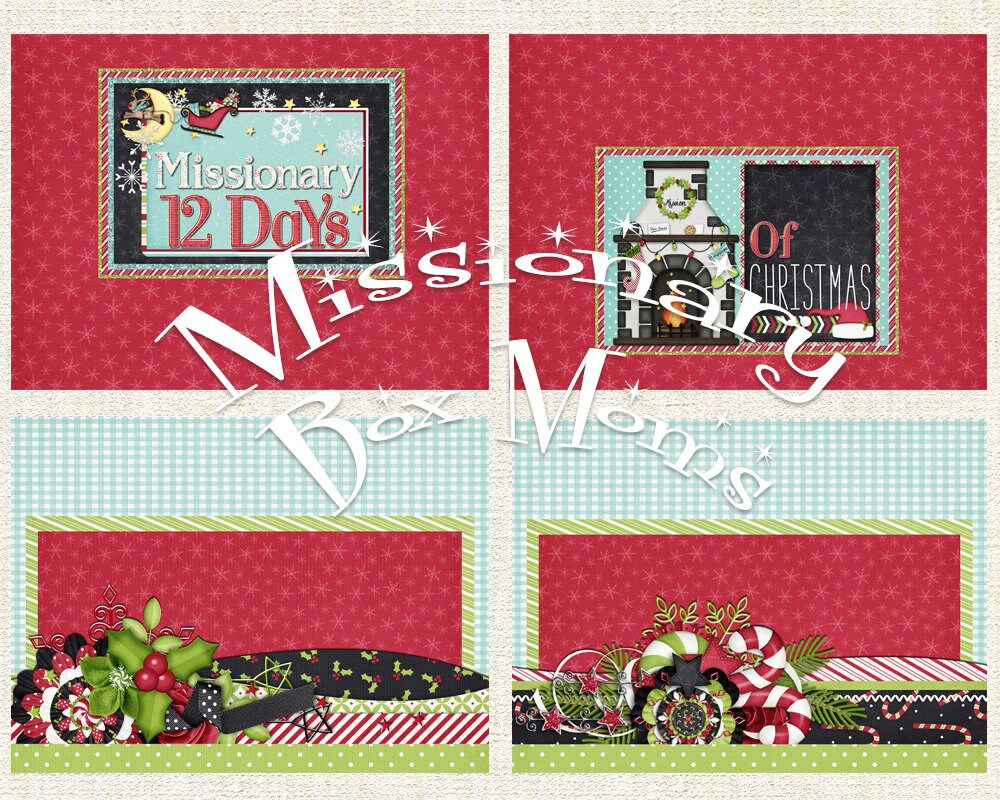 Care Package Kit - Christmas - 12 Days of Christmas/missionary Care ...