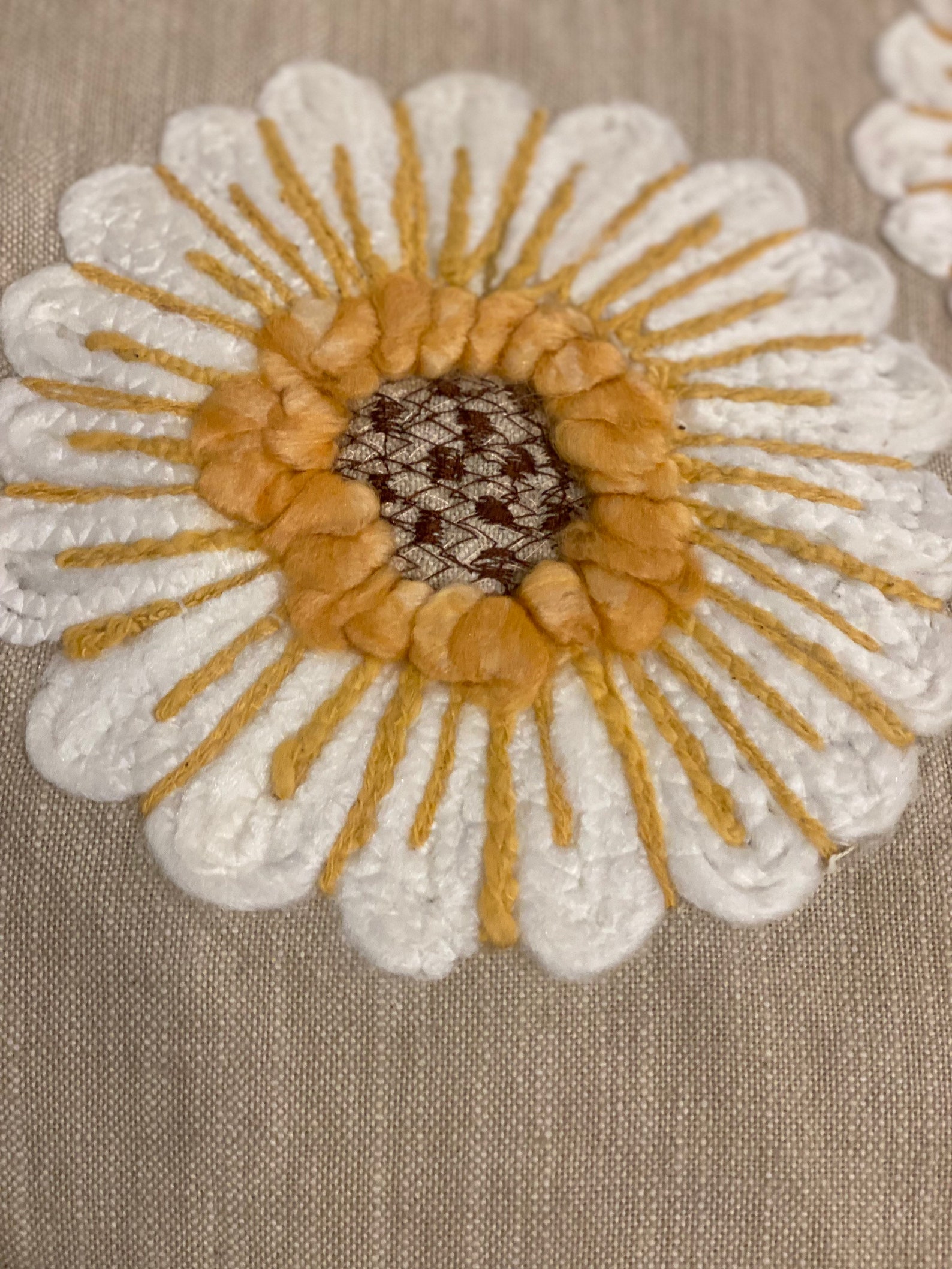 Sunflower Table Runner With Embroidered Sunflowers Linen - Etsy