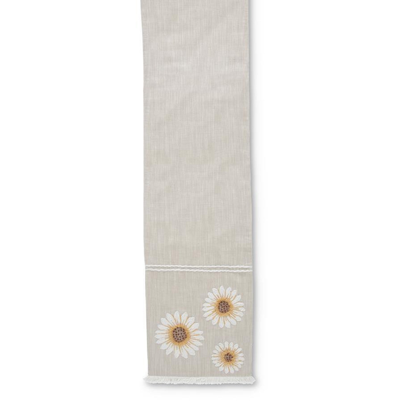 Sunflower Table Runner With Embroidered Sunflowers Linen - Etsy