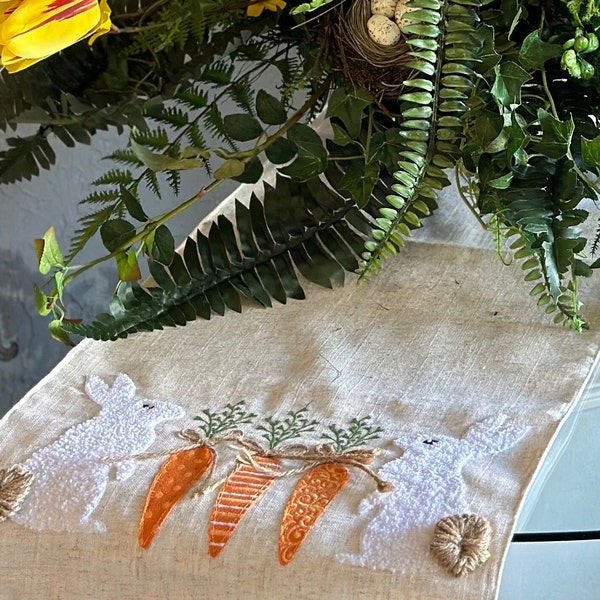 Bunny Table Runner - Etsy